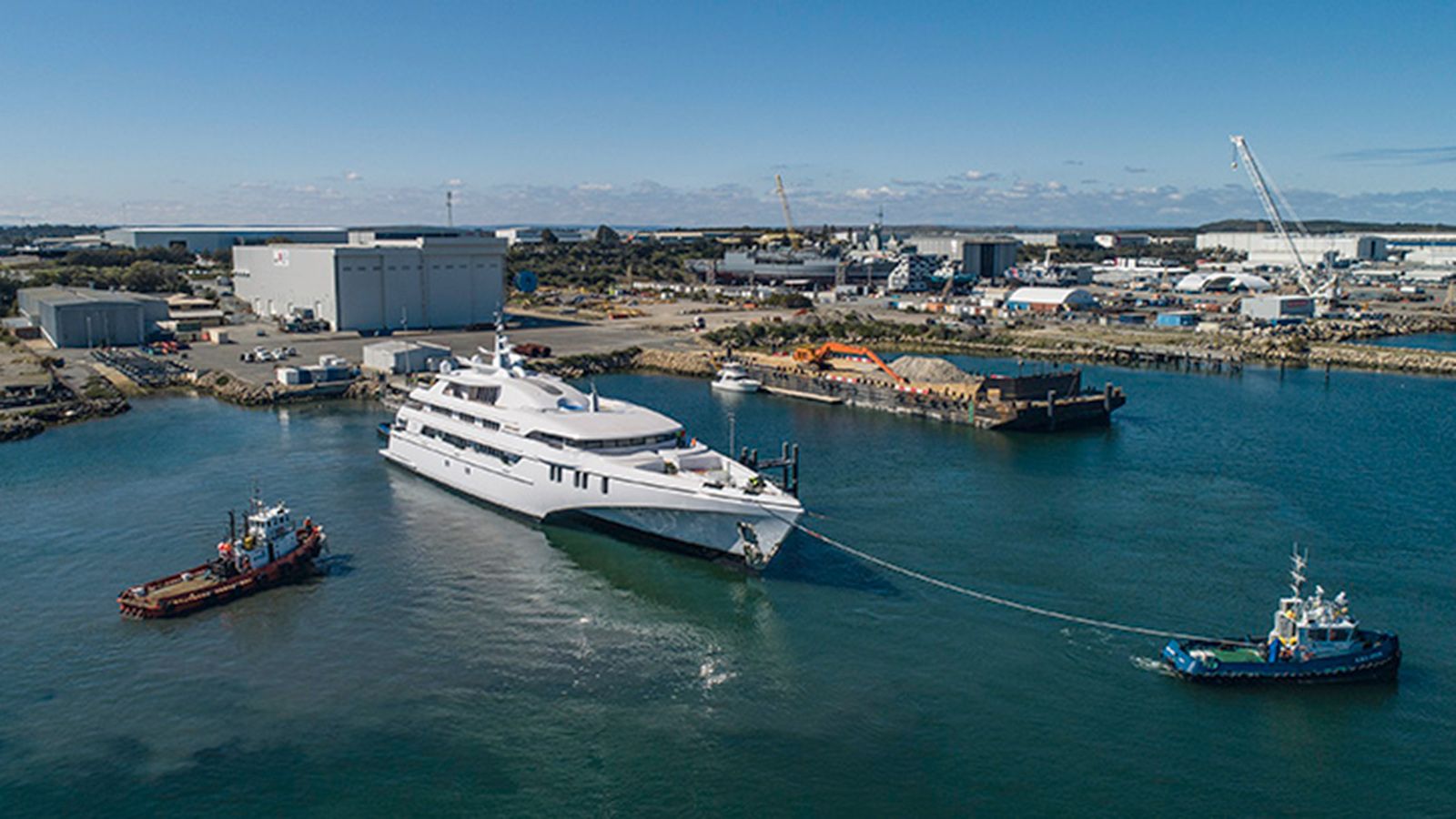 World's biggest trimaran superyacht White Rabbit delivered